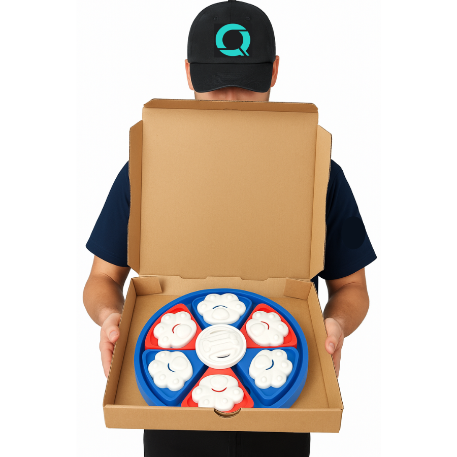 Pizza Puzzle Toy - Dog Toy - Brain Training – Woogle Wares
